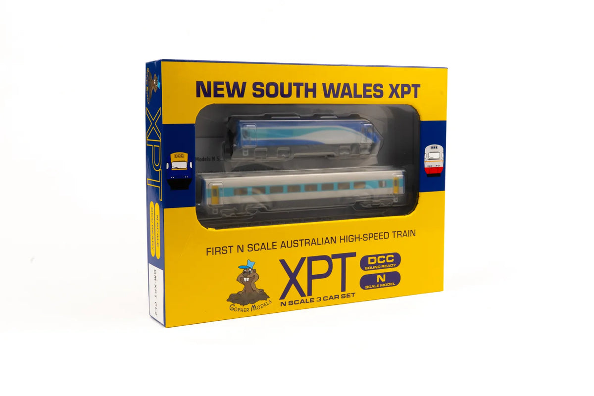 SRA TrainLink XPT 3 car set N Scale – Gopher Models & Badgerbits